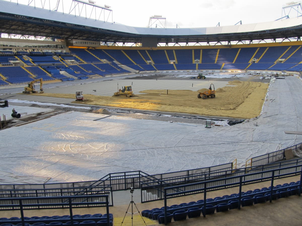 Construction of Kharkiv Stadium, Ukraine 2 - Clive Richardson Ltd