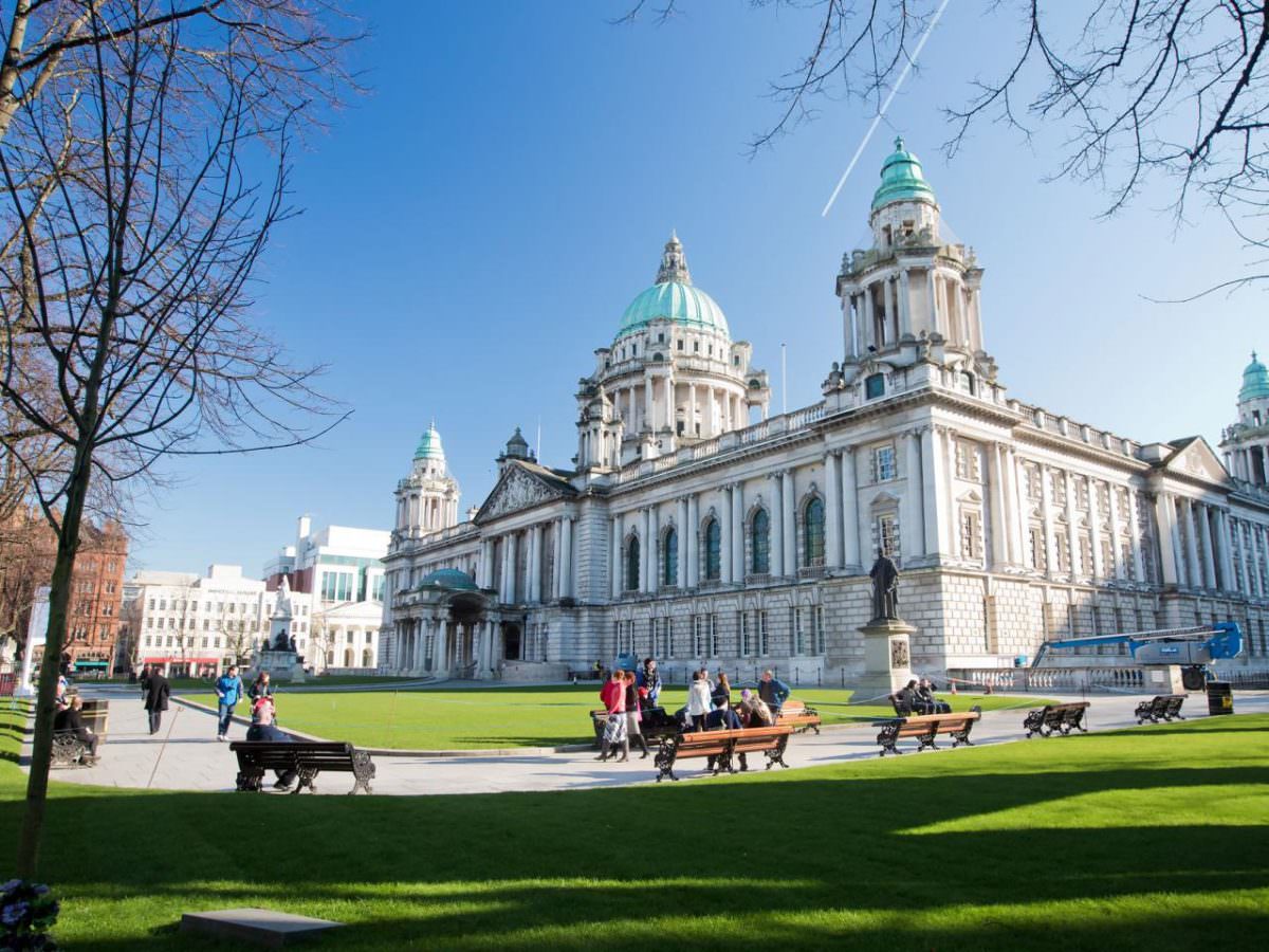 Belfast City Council - Re-turfing City Hall Lawns - Clive Richardson Ltd